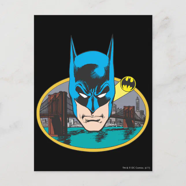 Batman Head Postcard | Zazzle