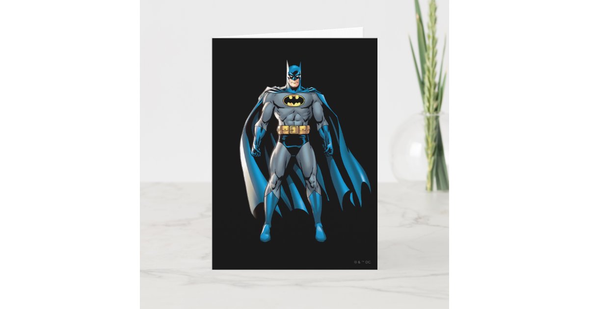 Batman Heroic Stance Card | Zazzle