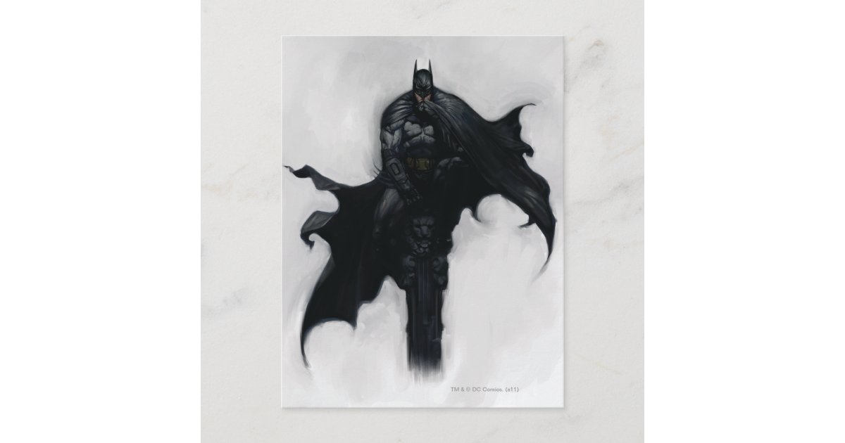 Batman Illustration Postcard | Zazzle