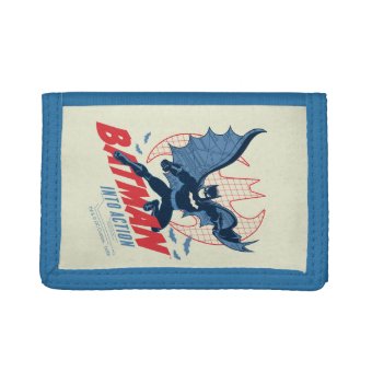 Batman Into Action Trifold Wallet | Zazzle