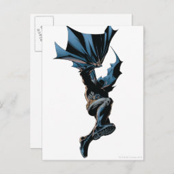 Batman Jumping Down Action Shot Postcard | Zazzle