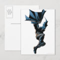 Batman Jumping Down Action Shot Postcard | Zazzle