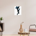 Batman Jumping Down Action Shot Poster | Zazzle