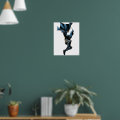 Batman Jumping Down Action Shot Poster | Zazzle