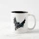 Batman Jumping Forward, Yell Two-Tone Coffee Mug | Zazzle