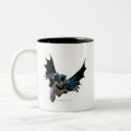 Batman Jumping Forward, Yell Two-Tone Coffee Mug | Zazzle