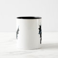 Batman Jumping Forward, Yell Two-Tone Coffee Mug | Zazzle