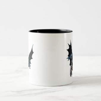 Batman Jumping Forward, Yell Two-Tone Coffee Mug | Zazzle