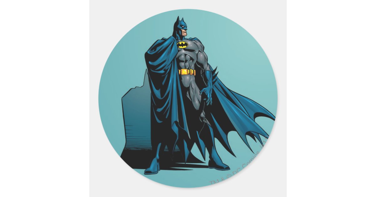 Batman Knight FX - 12B Classic Round Sticker | Zazzle