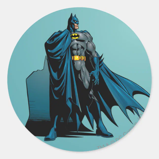 Batman Knight FX - 12B Classic Round Sticker | Zazzle