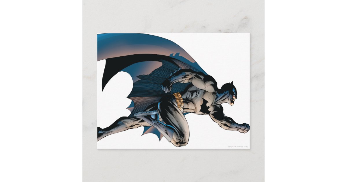 Batman Leaping Side View Postcard | Zazzle