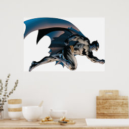 Batman Leaping Side View Poster | Zazzle