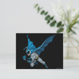 Batman Leaps - Arm Forward Postcard | Zazzle