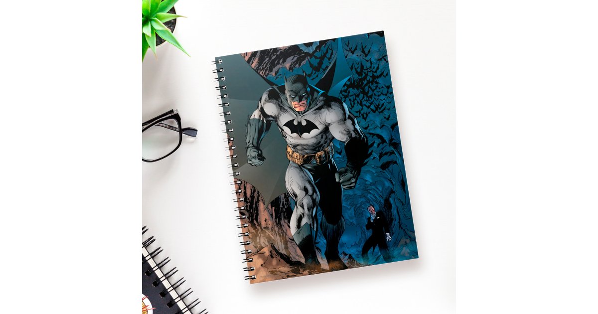 Batman Leaving Bat Cave Notebook | Zazzle