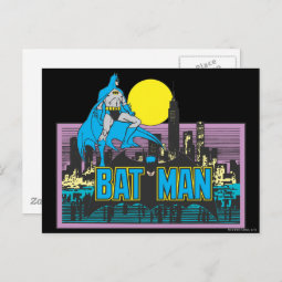 Batman & Letters Postcard | Zazzle
