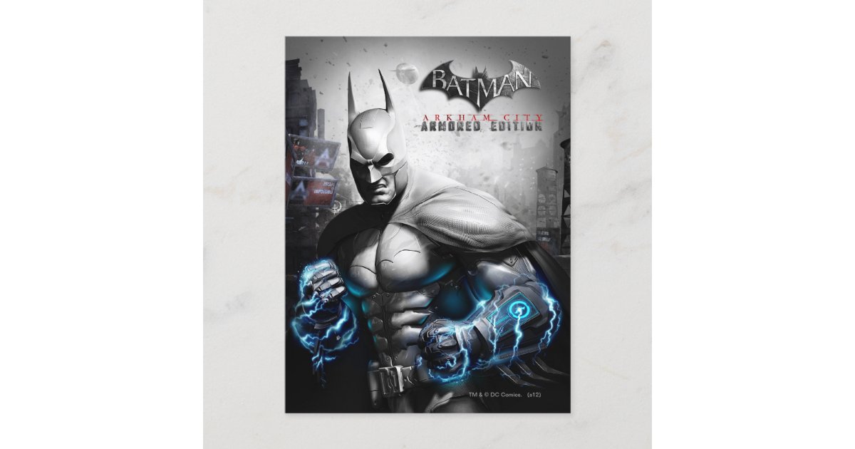 Batman - Lightning Postcard | Zazzle