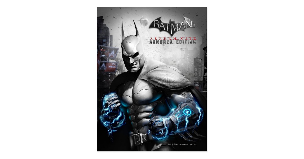 Batman - Lightning Postcard | Zazzle.com