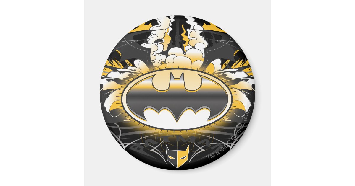 Batman Logo with Cars Magnet | Zazzle