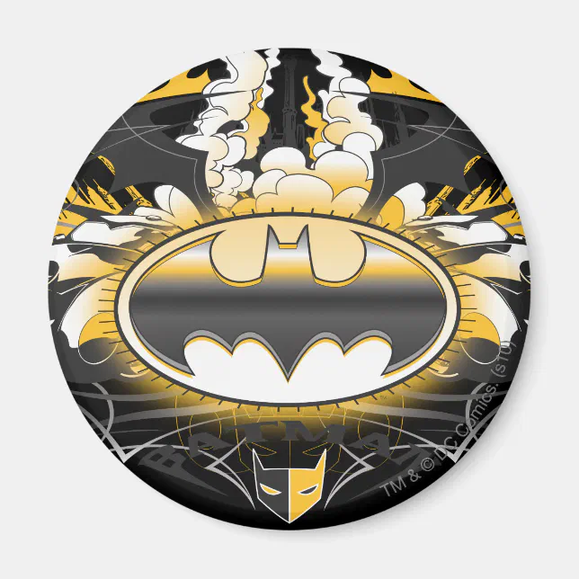 Batman Logo with Cars Magnet | Zazzle