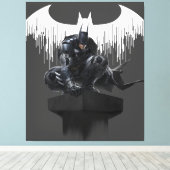 Batman Perched on a Pillar Canvas Print | Zazzle