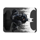 Batman Perched on a Pillar Magnet | Zazzle