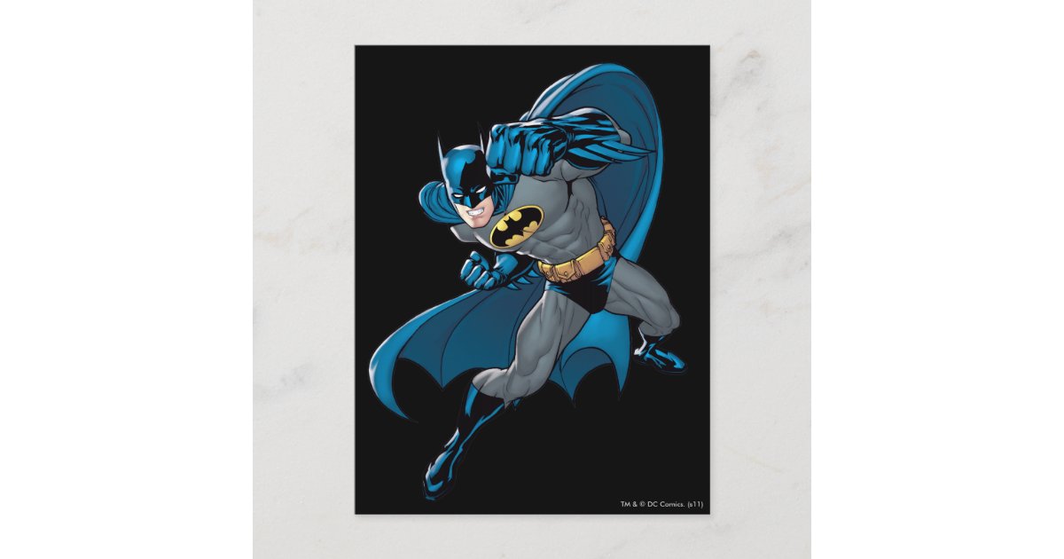 Batman Punch Postcard | Zazzle