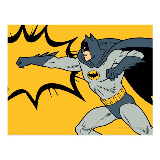 Batman Punch Postcard | Zazzle.com