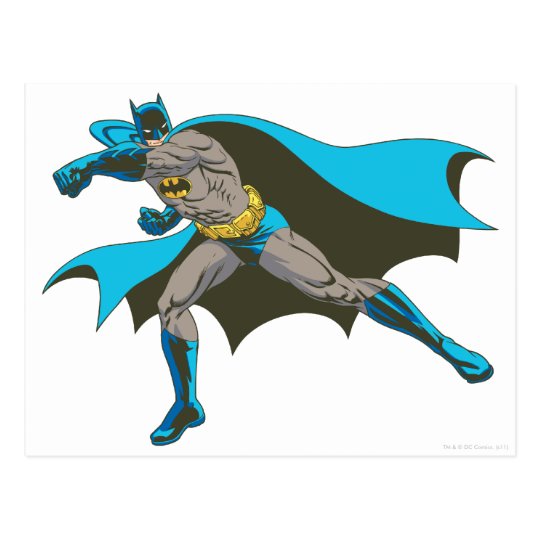 Batman Punching 2 Postcard | Zazzle.com
