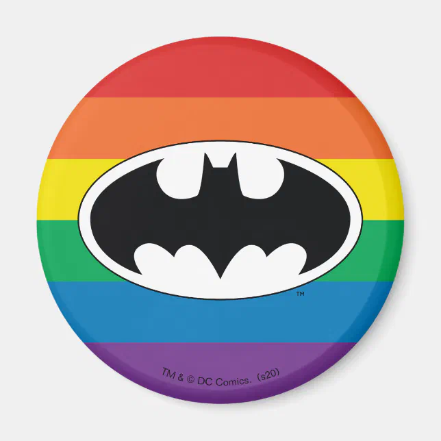 Batman Rainbow Logo Magnet | Zazzle