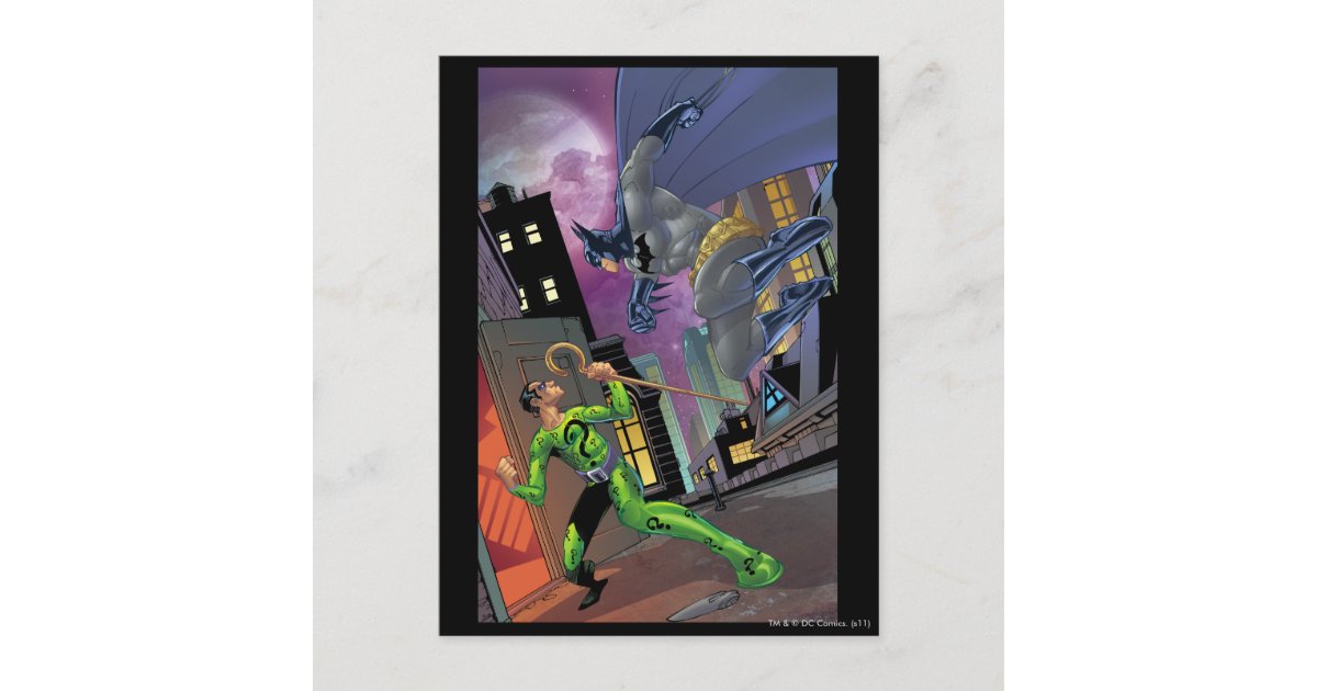 Batman - Riddler Postcard | Zazzle