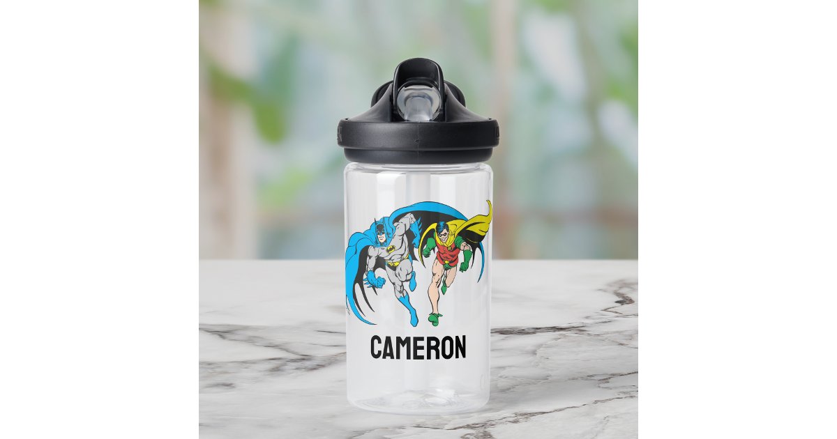 Batman & Robin | Add Your Name Water Bottle | Zazzle