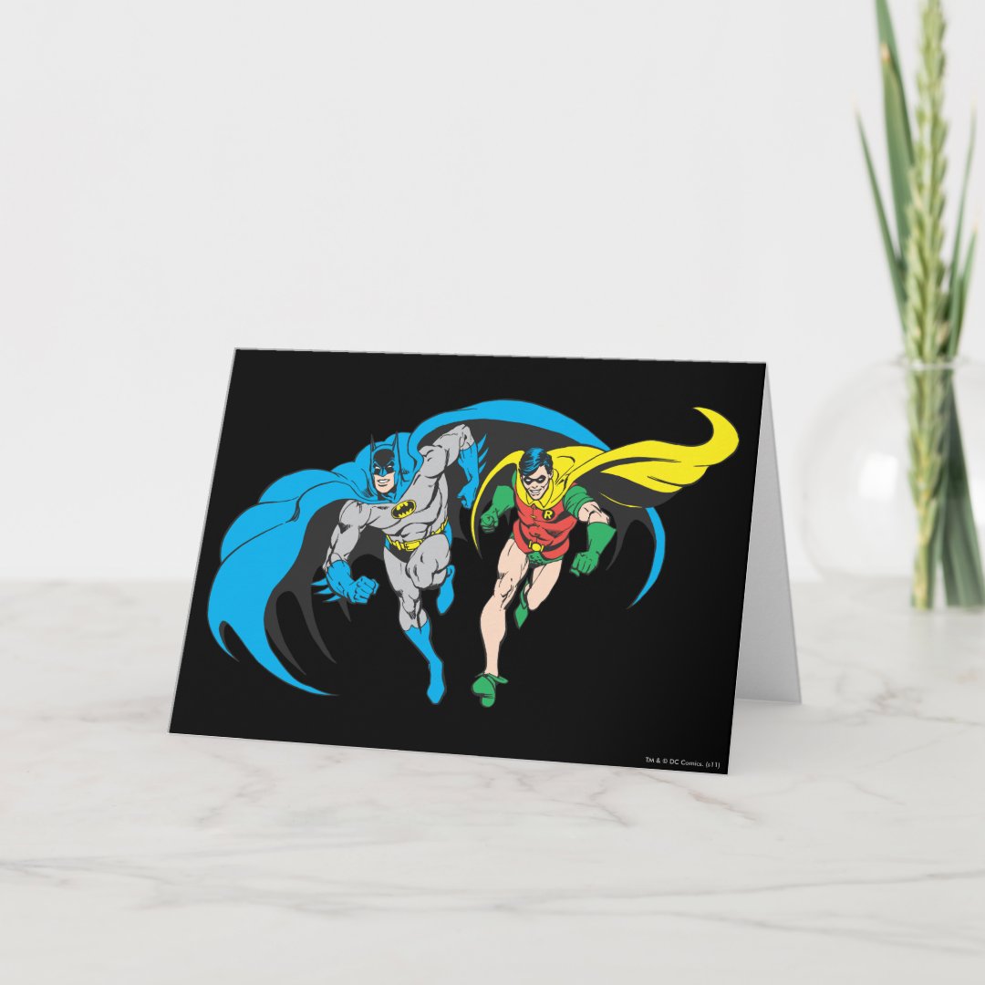 Batman & Robin Card | Zazzle