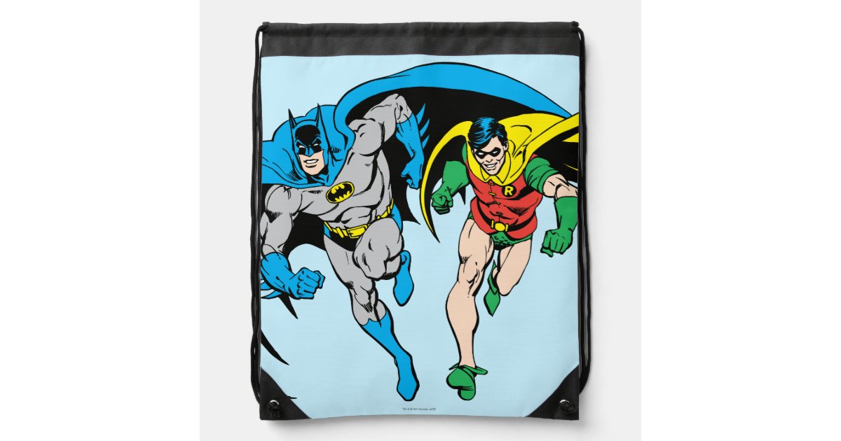 Batman & Robin Drawstring Bag | Zazzle