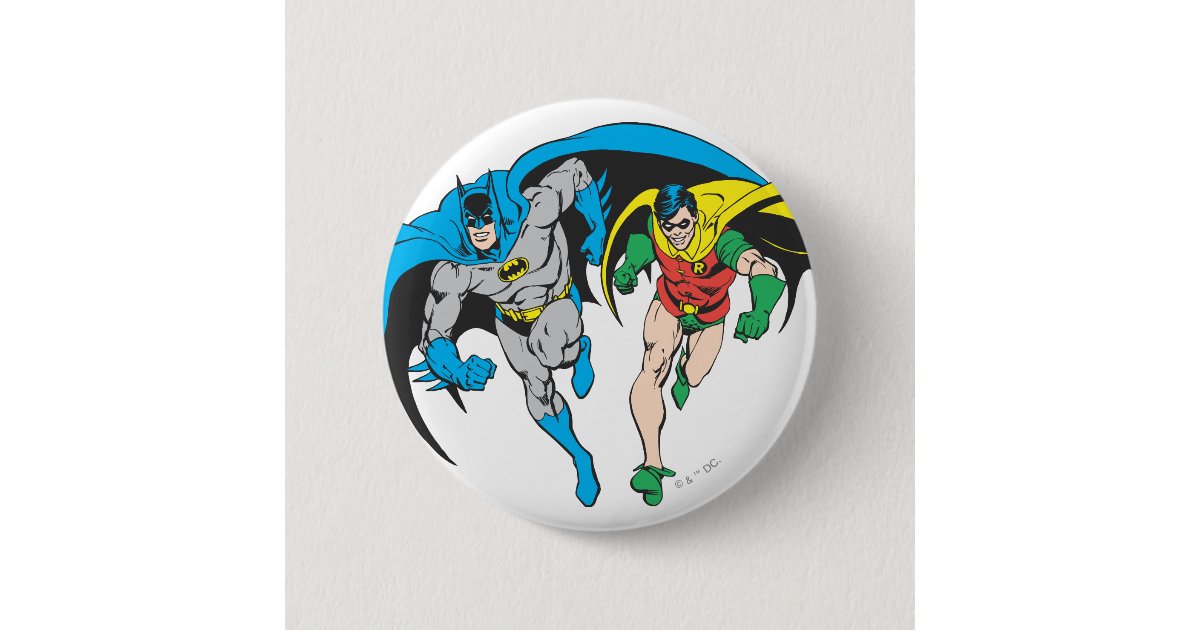 Batman & Robin Pinback Button | Zazzle