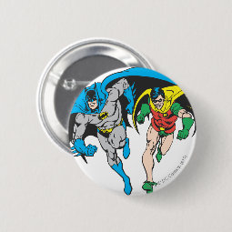 Batman & Robin Pinback Button | Zazzle