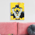Batman Running With Bomb Canvas Print | Zazzle