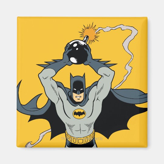Batman Running With Bomb Magnet | Zazzle.com