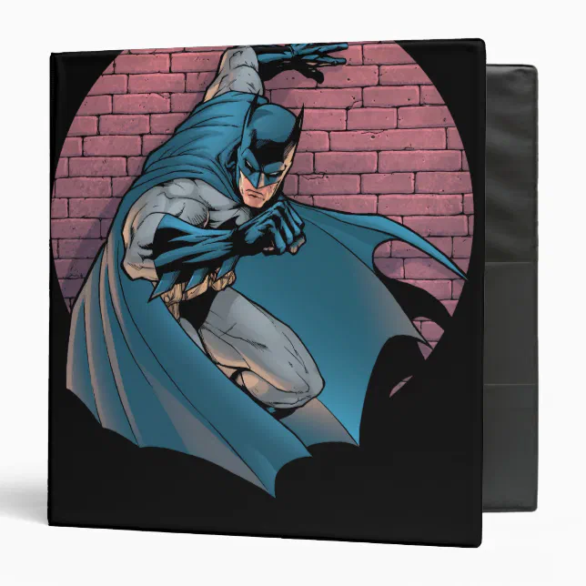 Batman Scenes - Brick Wall 3 Ring Binder | Zazzle