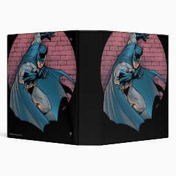 Batman Scenes - Brick Wall 3 Ring Binder | Zazzle