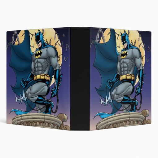 Batman Scenes - Moon Side View 3 Ring Binder | Zazzle
