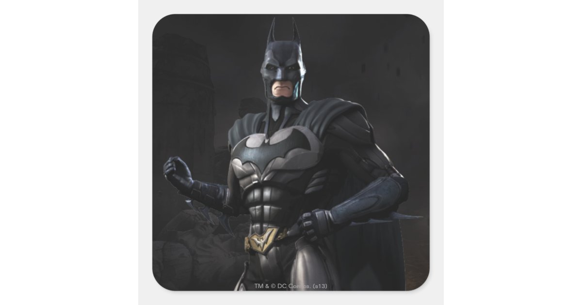 Batman Square Sticker | Zazzle