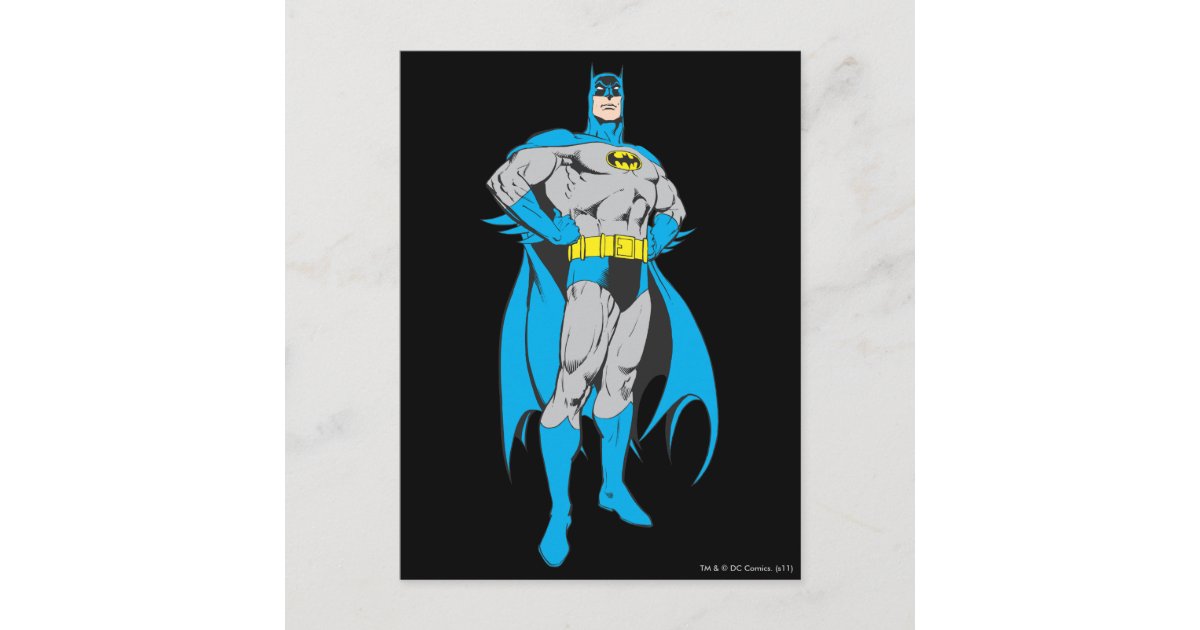Batman Stands Postcard | Zazzle