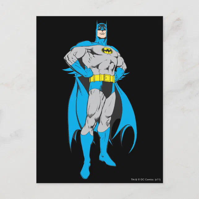 Batman Stands Postcard | Zazzle