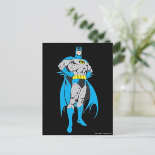 Batman Stands Postcard | Zazzle