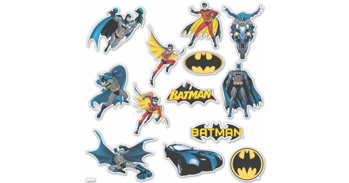 Batman Sticker Set | Zazzle