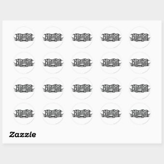 Batman | Stylized Logo Classic Round Sticker | Zazzle