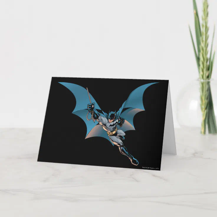 Batman swing into action card | Zazzle