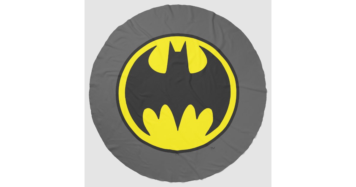 Batman Symbol | Bat Circle Logo Beach Towel | Zazzle