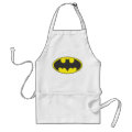 Batman Symbol | Bat Oval Logo Adult Apron | Zazzle