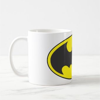 Batman Symbol | Bat Oval Logo Coffee Mug | Zazzle